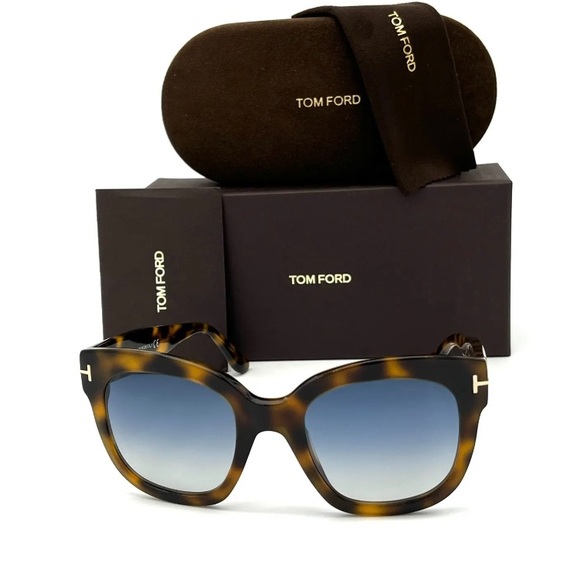 Tom Ford | Accessories | Tom Ford Beatrix Ft63 53w Blonde Havana Blue Gradient 52mm Sunglasses ...